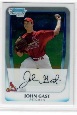 2011 1st Bowman Chrome Card. John Gast #BCP121 Baseball Card | eBay