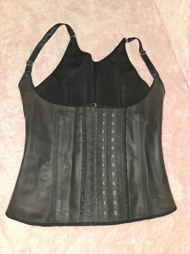 Squeeze Me Skinny Women Waist Trainer Cincher Coset Black Size M 28-31 ...