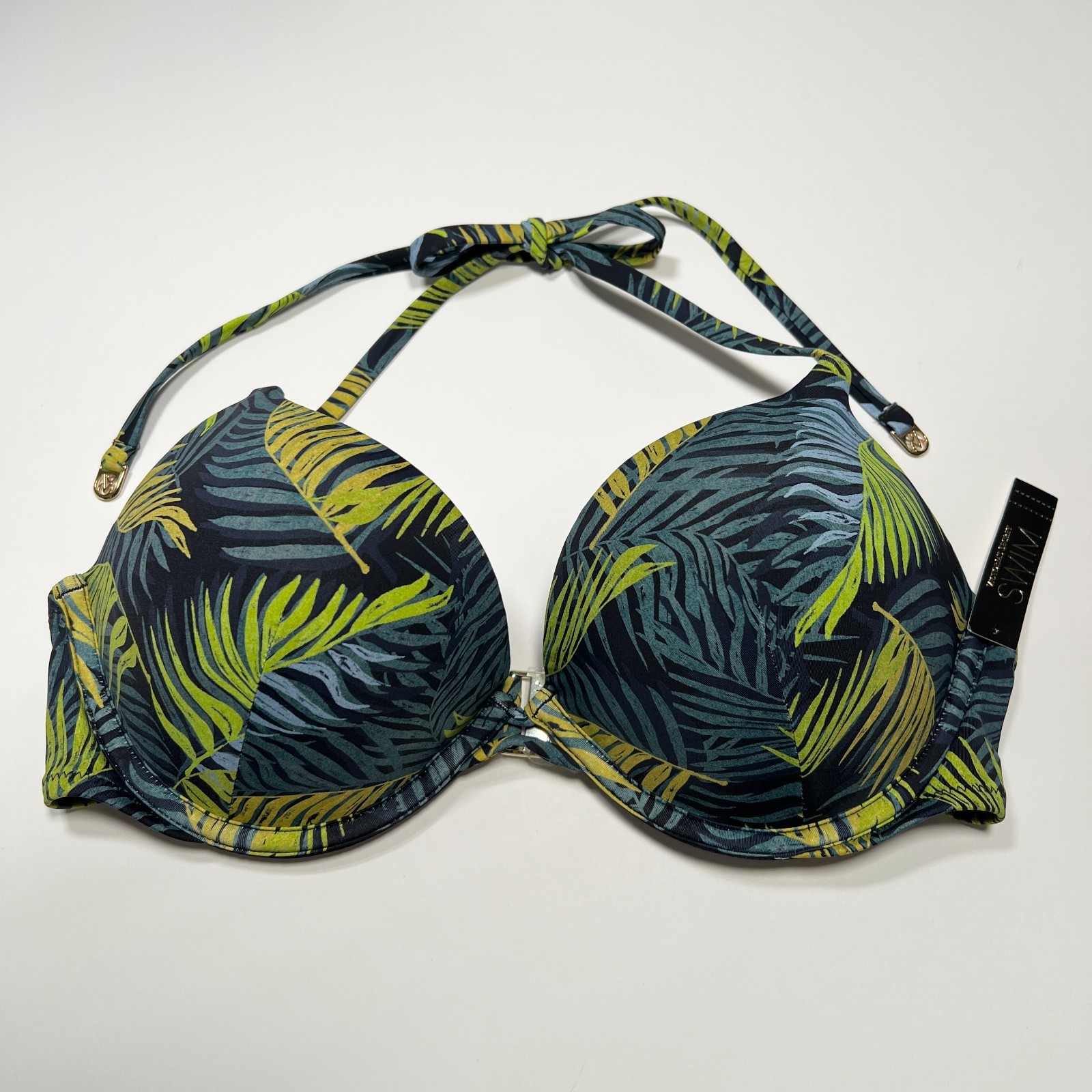 Victoria Secret 36D Bombshell Push Up Bikini Top Add 2 Cups Palm Royale ...