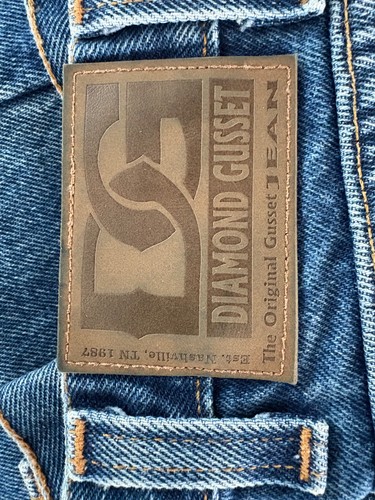 Diamond Gusset Men’s Jeans 38x 32 Straight Denim Made in USA NWOT | eBay