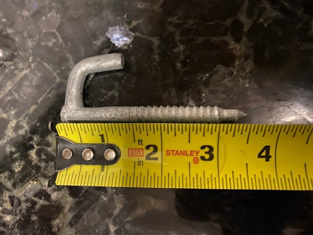 J Hook Pole Cable Hanger Telco CATV Telecomm steel zinc galvanized ...