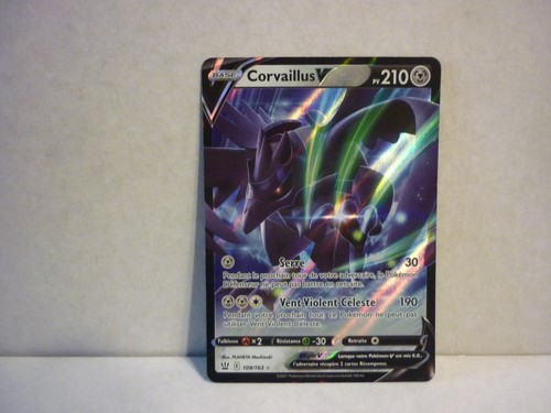 Carte Pokémon Corvaillus V 109/163 EB05 EB5 Styles De Combat Epee Et ...