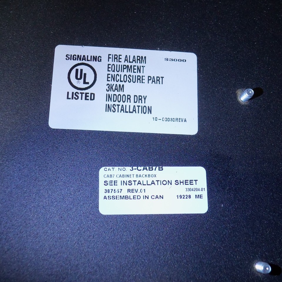 EDWARDS EST3 COMMERCIAL FIRE ALARM EMERGENCY SECURITY PANEL CONTROL ...