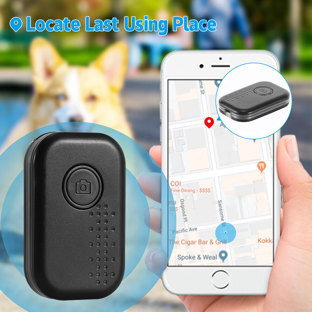 Car GPS Tracker Anti-Lost Vehicle Bike Mini Tracking Device Key Finder ...