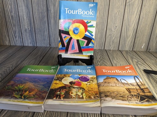 Tour Book Guide AAA Atlas Maps Set Of 4 | eBay