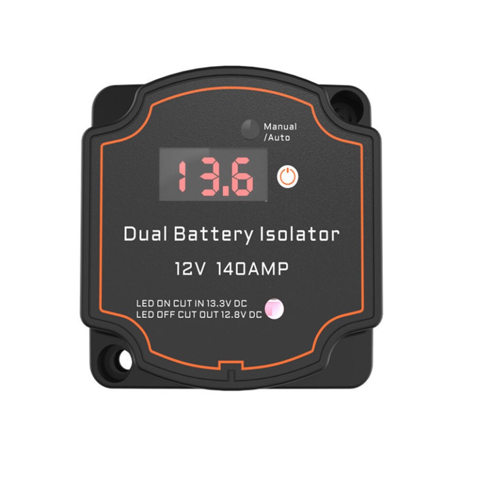 3m LED Ready Made Split Charge Kit 12V 140AMP Digital VSR Voltage Sense ...