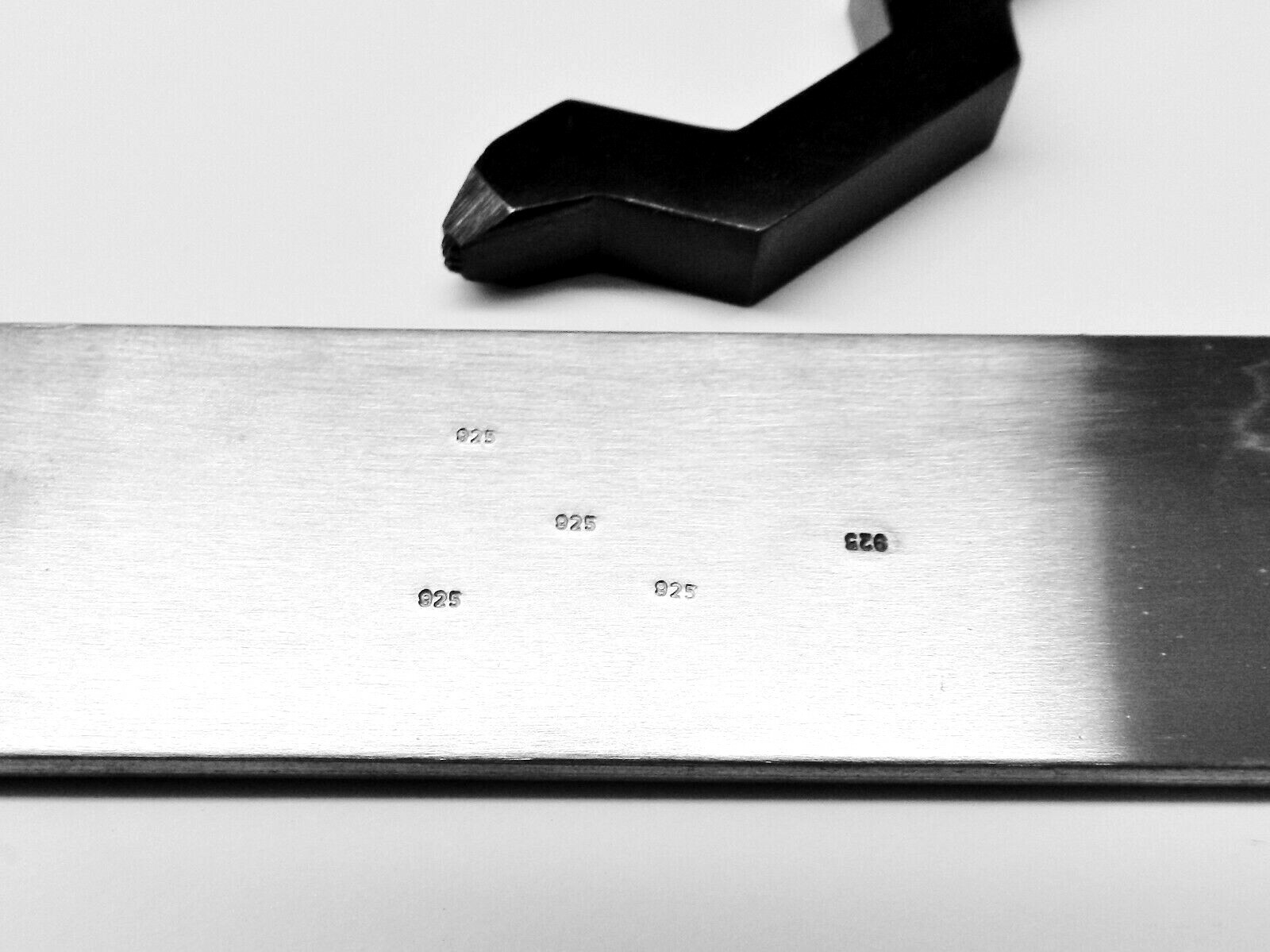 925 Marking Stamp Sterling Silver Bent Ring Stamp Punch Jewelry Making ...