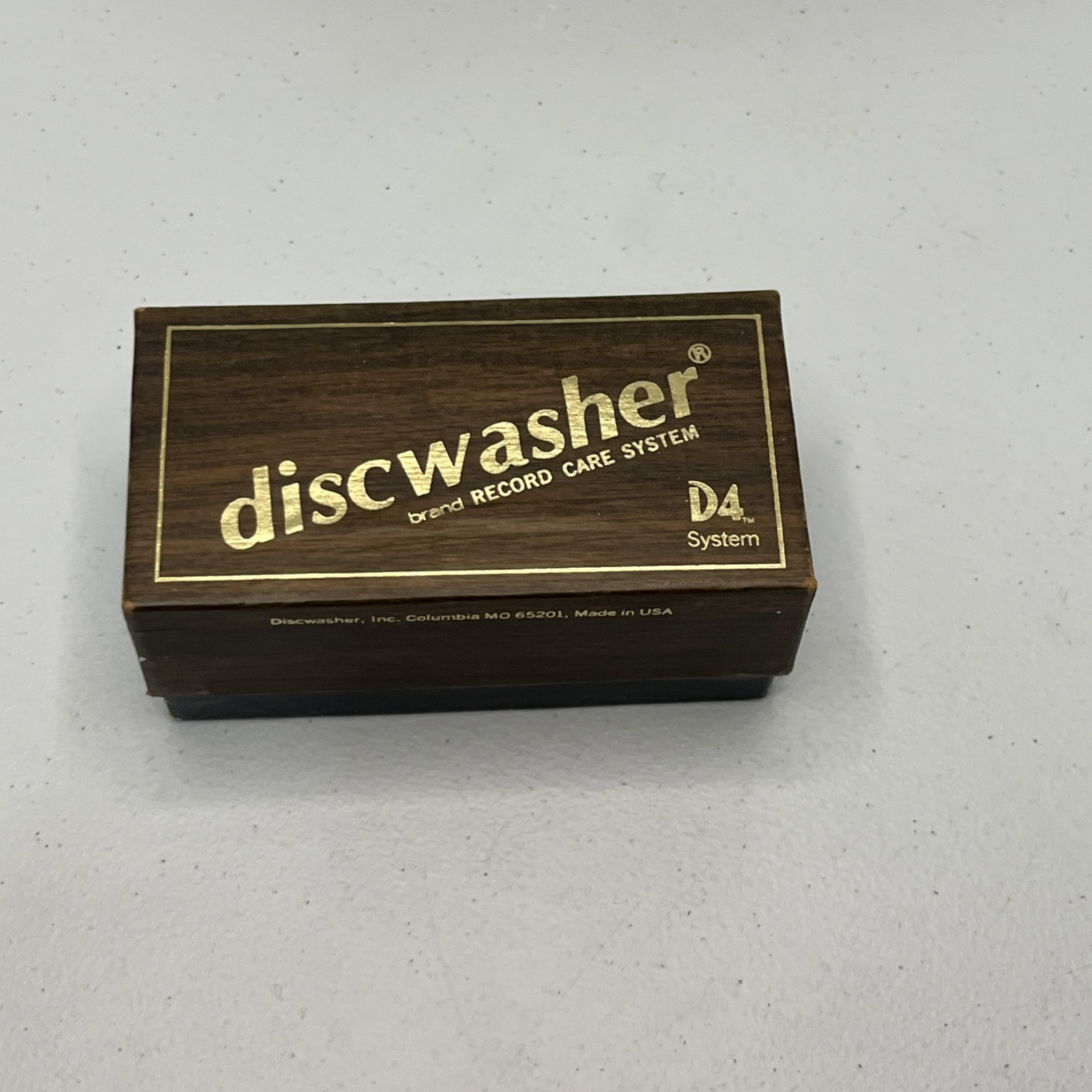 1981 Vintage DISCWASHER Record Care System w/D4 Cleaner In Original Box ...