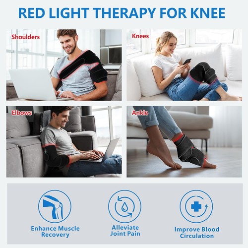 Red Light Therapy Knee Wrap Infrared Knee Therapy Devices - Multi ...