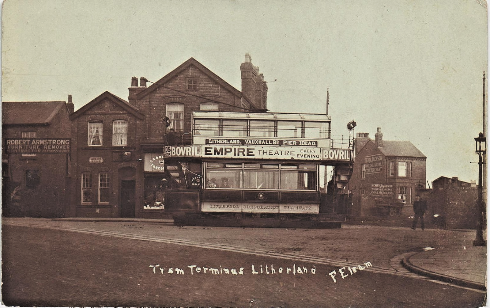 Litherland, Liverpool. Tram Terminus by F. Elsam. | eBay UK