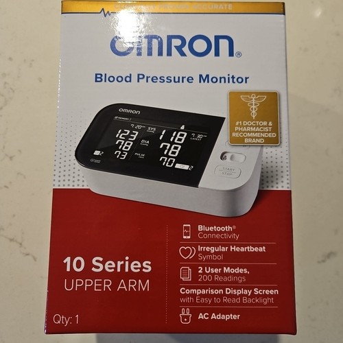 Omron 10 Series BP7450 Upper Arm Blood Pressure Monitor - Black ...