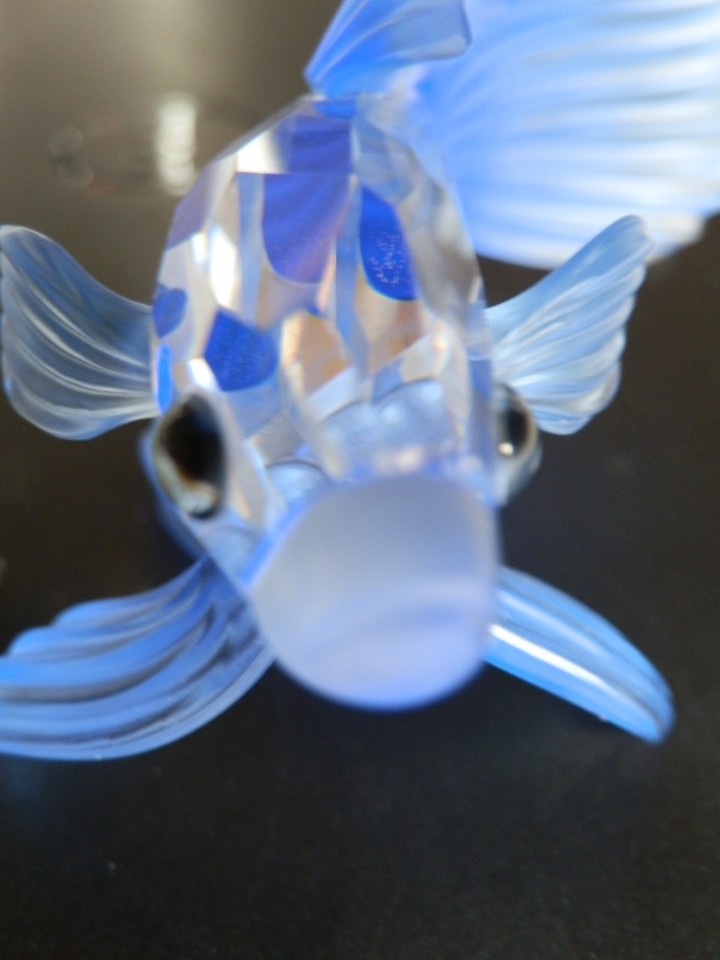 Swarovski Crystal - " Blue Siamese Fighting Fish " No. 236718 Retired ...