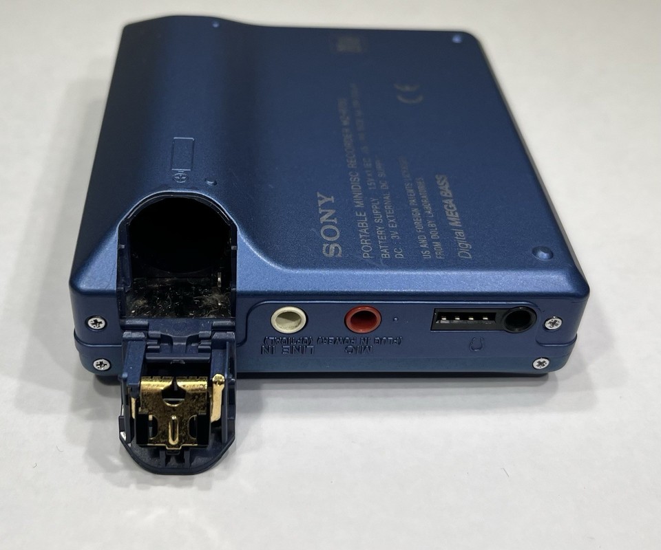 Sony Walkman MZ-R700 Blue MD MiniDisc Player/Recorder | Tested Works | eBay