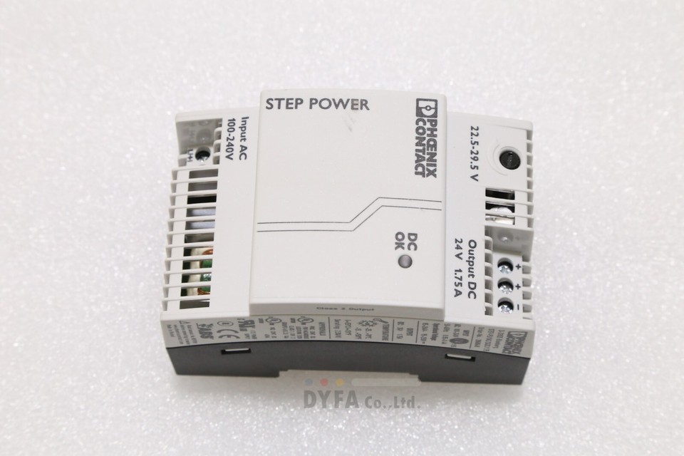PHOENIX NNB STEP-PS/1AC/24DC/1.75,2868648 STEP POWER Supply ELEC-I-2837 ...