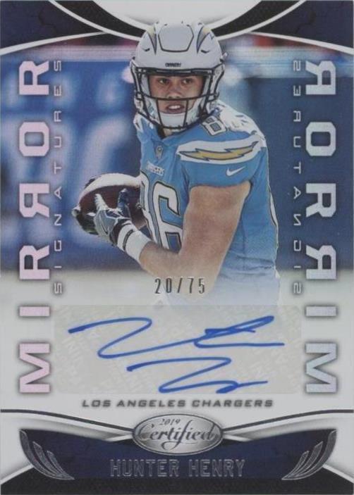 2019 Panini Certified - Signatures Hunter Henry #MI-HH Mirror /75 (AU ...