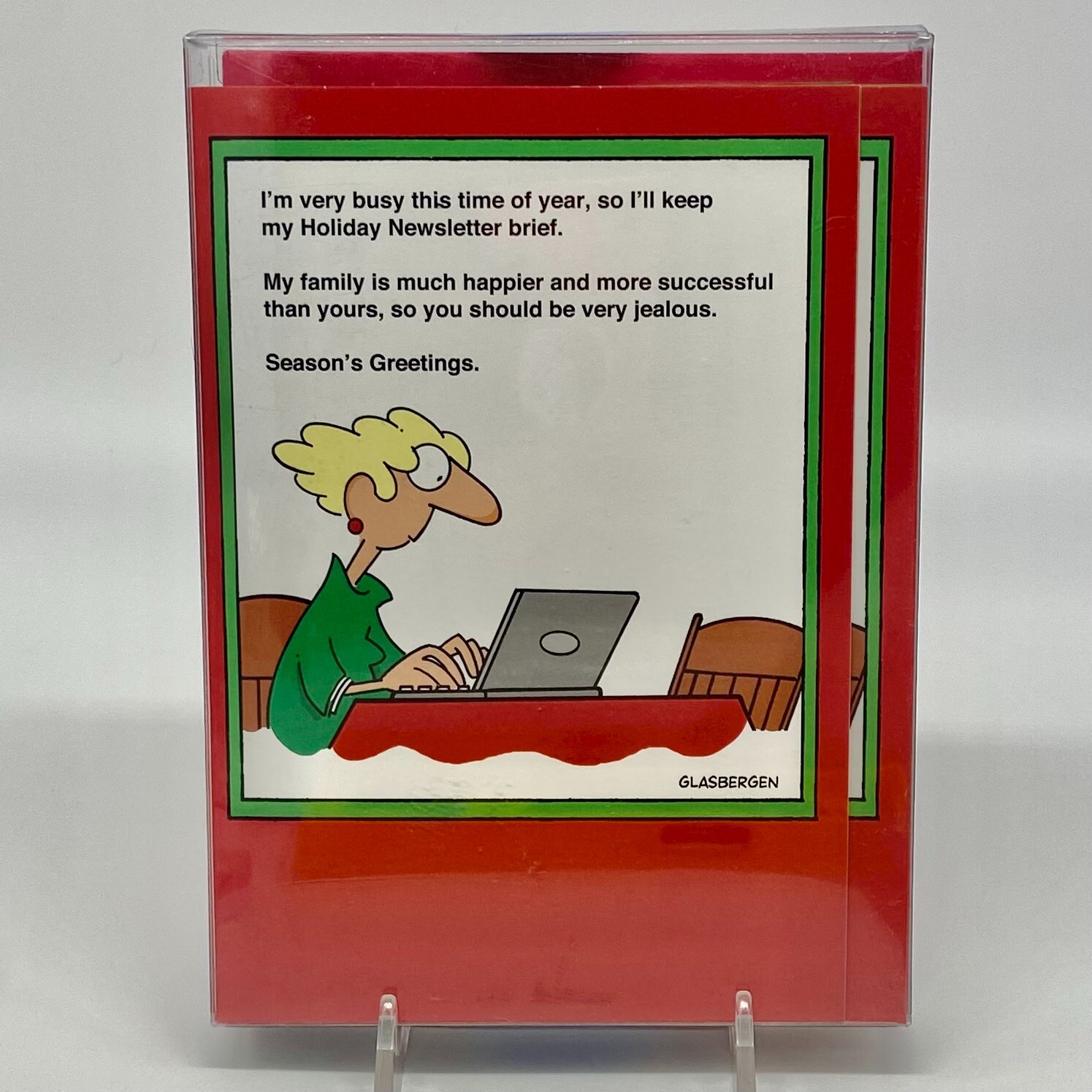 Christmas Funny Humorous Sarcastic Snarky 1 Design 12 Cards Nobleworks ...