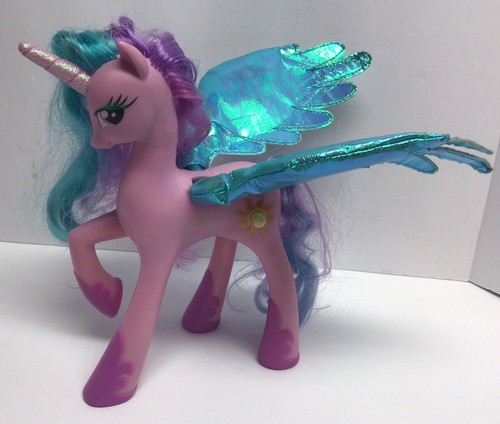 My Little Pony Light Up Wings and Talking Pink Princess Celestia 2010 ...