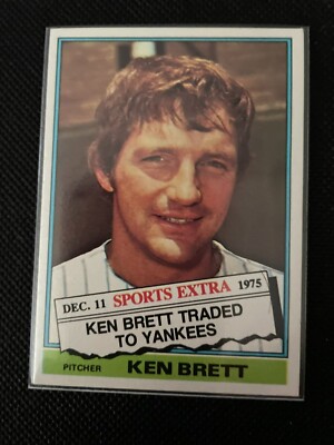 1976 topps # 401T KEN BRETT | eBay
