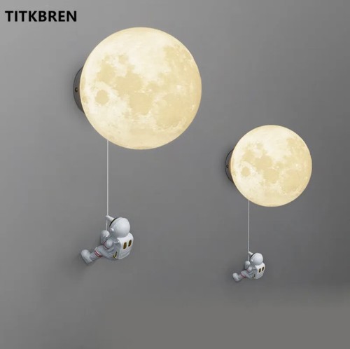 Astronaut Wall Lamp Spaceman Moon Planet Wall Light 20cm - Brand New | eBay