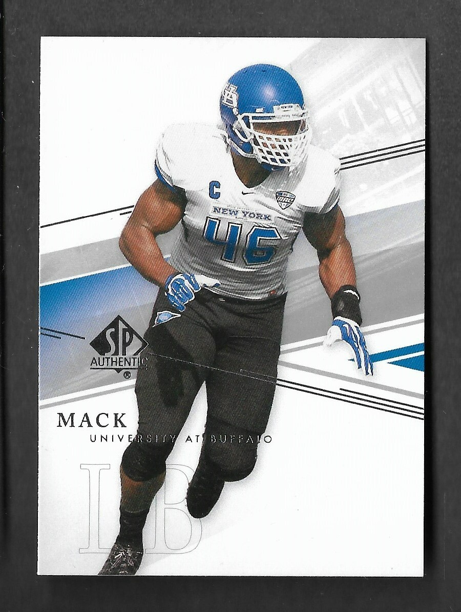 KHALIL MACK 2014 SP AUTHENTIC ROOKIE CARD #88 NFL GREAT! | eBay
