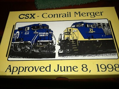 CSX - Conrail Merger - June 8, 1998- New in box | eBay