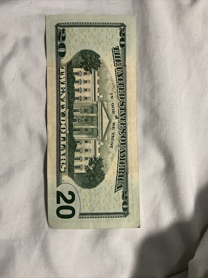 20 dollar bill star note 2017A With Rare Serial Number 4 Eights | eBay