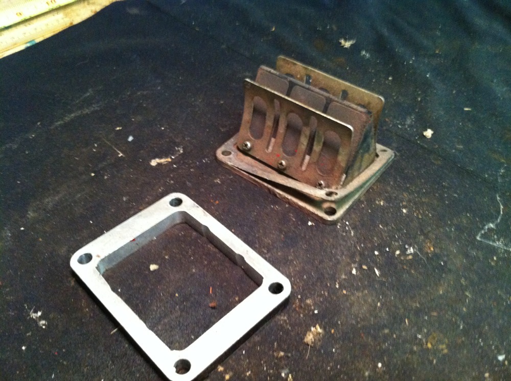 1984 Kawasaki KDX200 reed cage reeds valve valves 84 KDX 200 ...