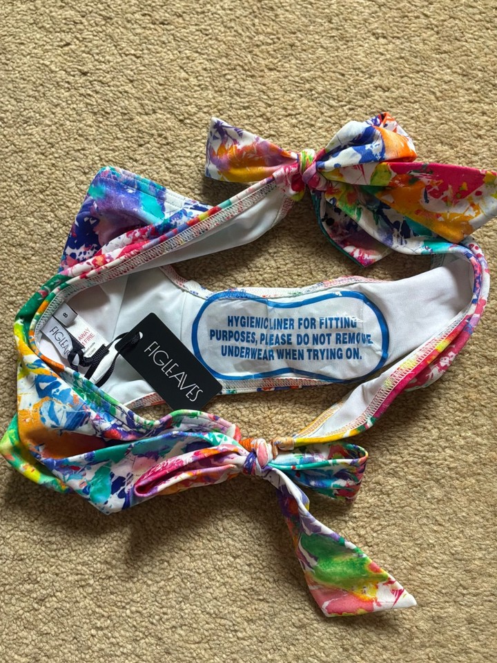 Figleaves Women’s Bikini Briefs Size 8 Multicoloured Swimwear BNWT ...
