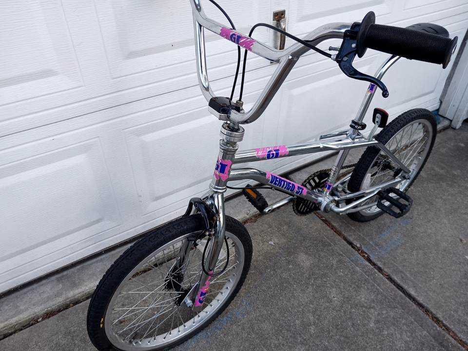 1989 80s 🔥 BMX GT Vertigo Chrome freestyle trick bike 20"no acs rx3 | eBay