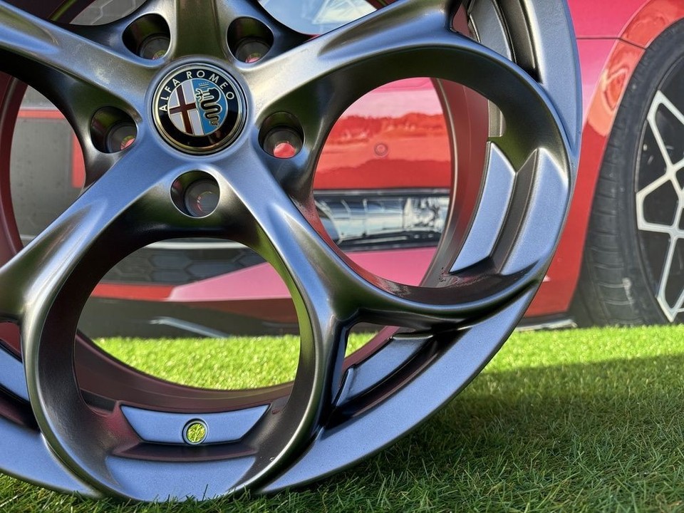 4X R19 Inch 5x110 Alfa Romeo Rolo Style Hyper Black Wheels: Fits For ...