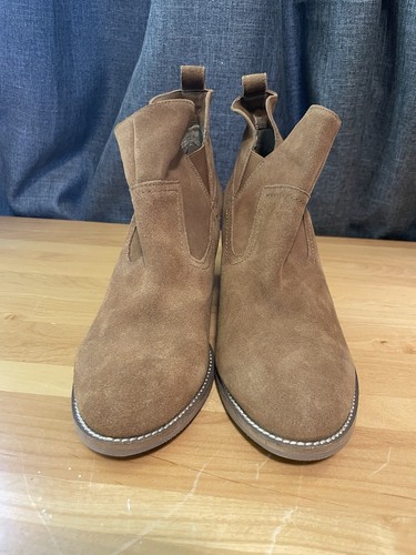 Blondo Waterproof Boots Womens 9.5 M Brown Leather Pull On Wedge Heels ...