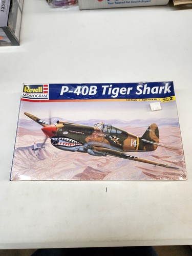 Revell Monogram P-40B Tiger Shark 1/48 Scale Factory Sealed FS | eBay