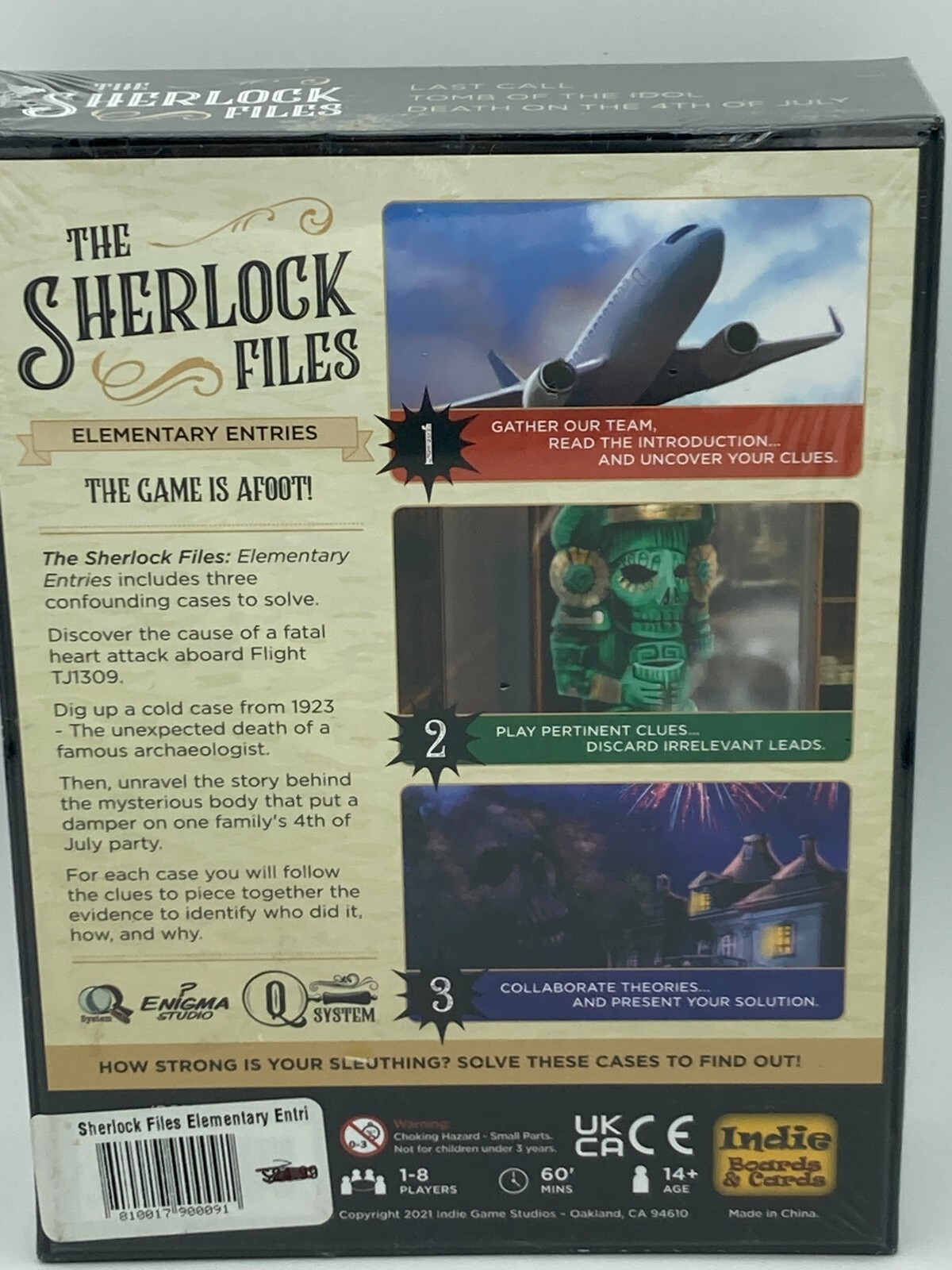 Indie Boards and Cards Sherlock Files - Elementary Entries for sale ...