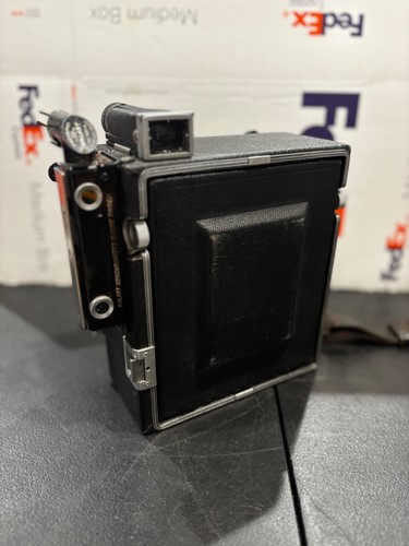 Graflex Crown Graphic 4x5 Large Format Camera No Lens -Parts Ir Repair ...
