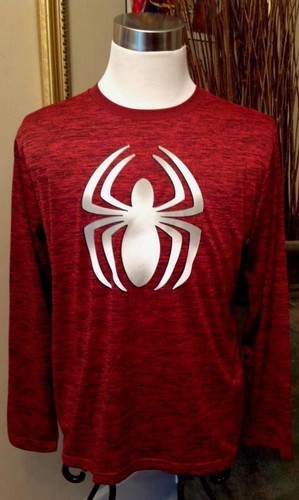 Marvel Spider-Man Long Sleeve Shirt Men's Size Small | eBay