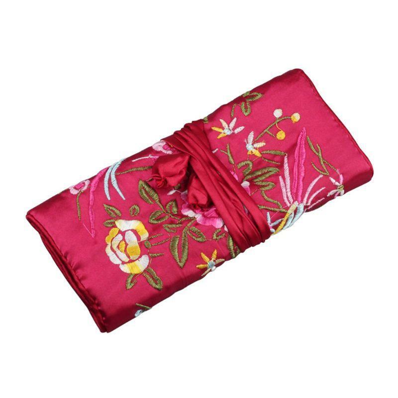 Chinese Embroidery Bag Premium Jewelry Silk Roll Wrap Gift Bags for ...