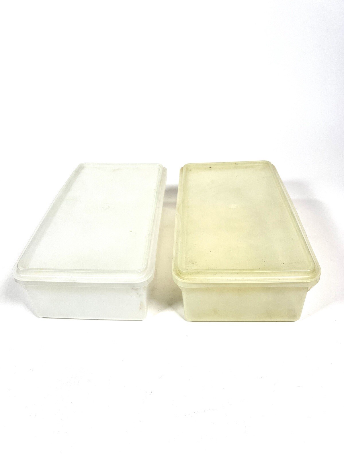 Lot of 2 Vintage Tupperware Rectangle Cracker Snack Keeper #677-7 ...