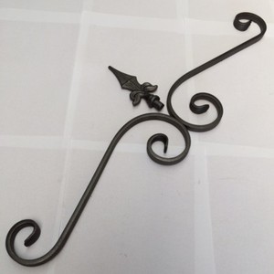 Wrought Iron Scrolls Spear Mild Steel Gates Top Panel Set Railings ...