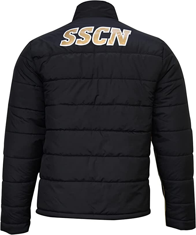 NEW $202 SZ SMALL S SSC Napoli Men's Standard Jacket ZIP UP BLACK | eBay