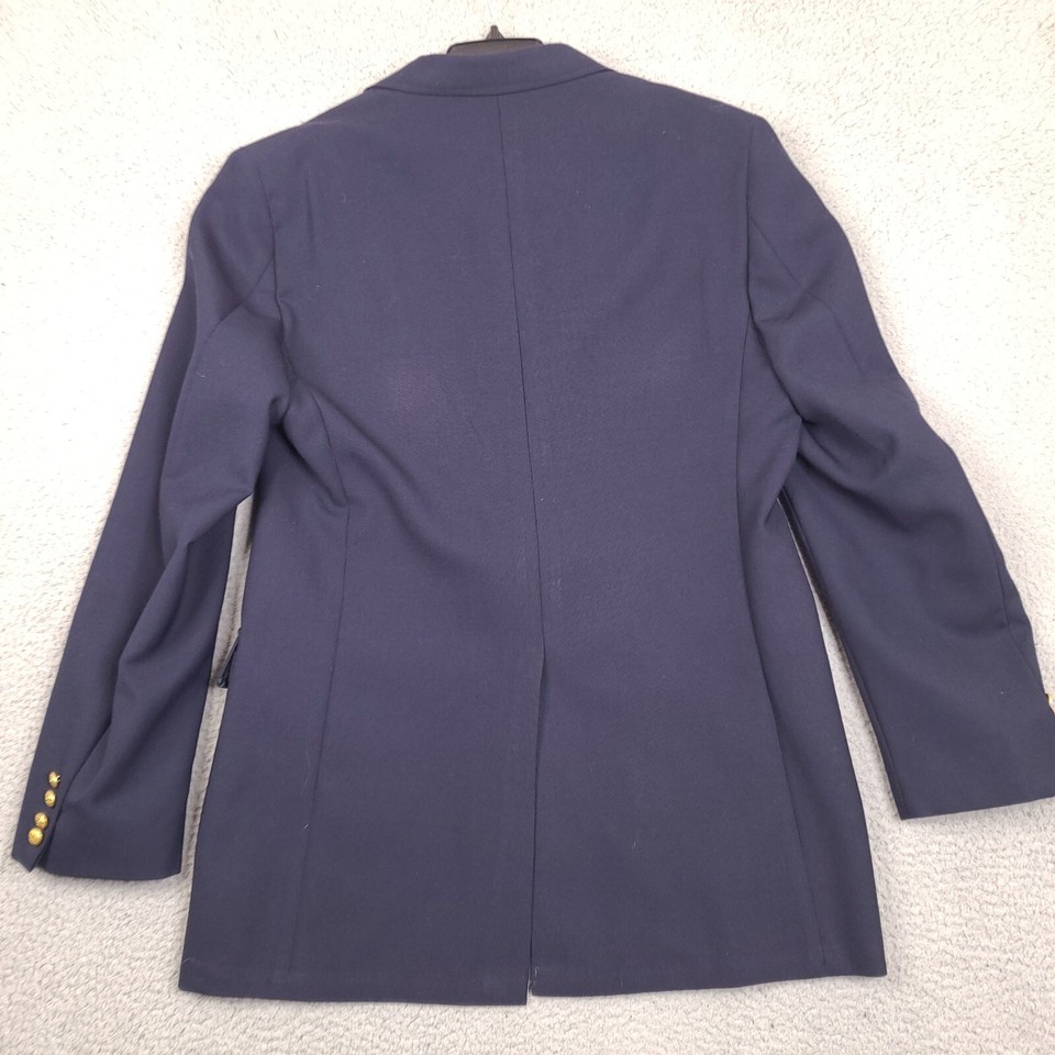Vintage Cambridge Bay Blazer Mens 43L Blue Sport Coat Suit Jacket USA ...