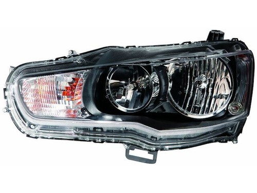 Left Headlight Assembly For 09-17 Mitsubishi Lancer Evolution GSR MR RS ...