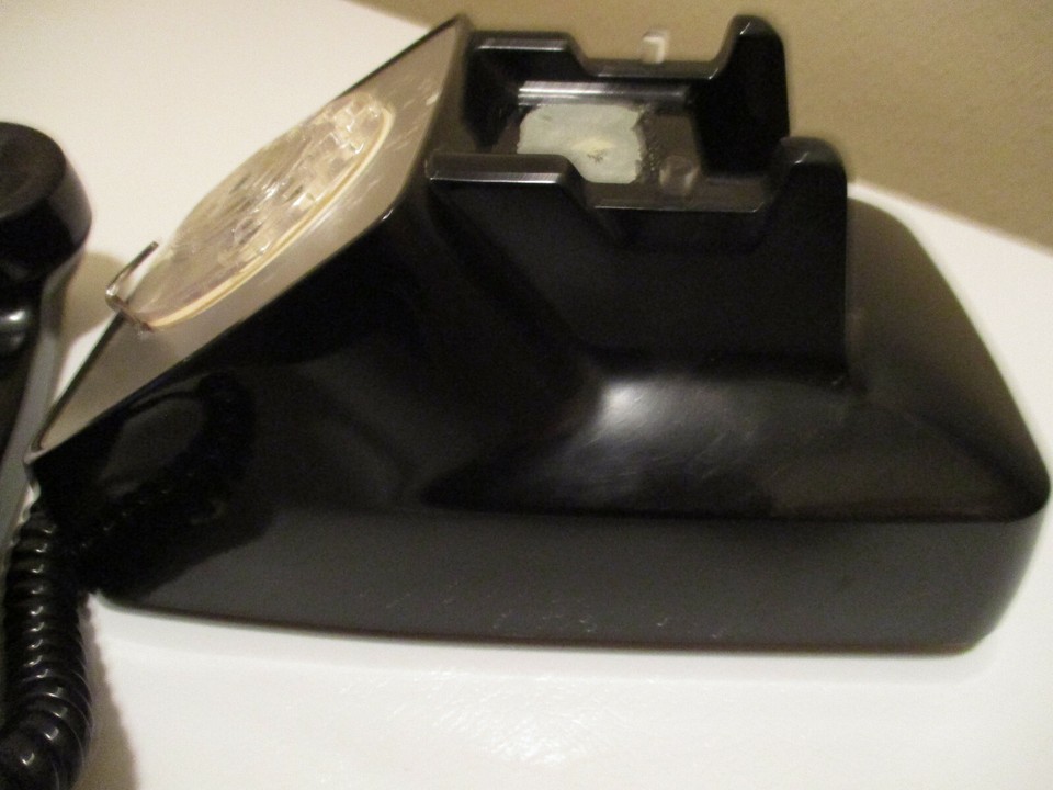 VTG GTE General Telephone Automatic Electric Black Rotary Dial ...