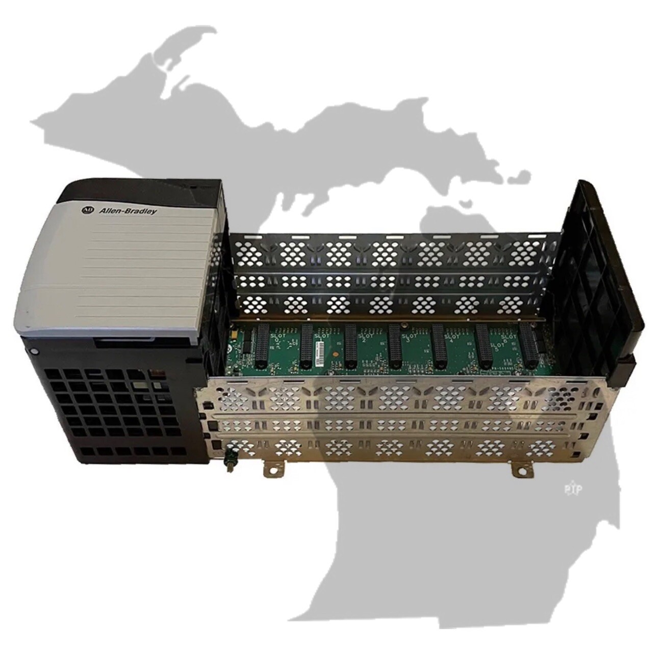 ALLEN BRADLEY 1756-PA72 /C ControlLogix AC POWER SUPPLY W/ 1756-A7 /B ...