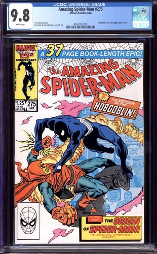 AMAZING SPIDER-MAN #275 CGC 9.8 WHITE PAGES // HOBGOBLIN APPEARANCE ...