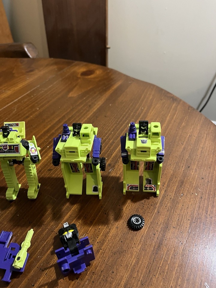 1984 Transformers Vintage G1 Devastator Incomplete Collectible Figures ...