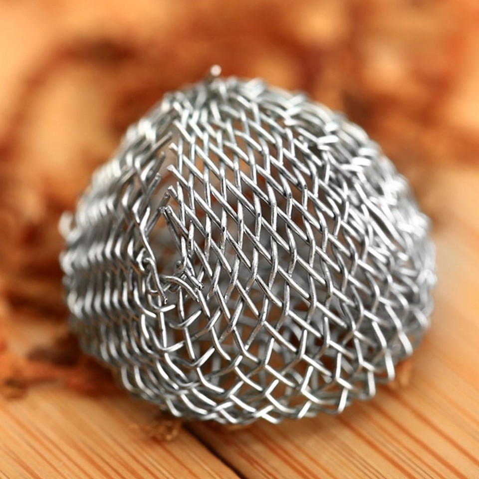 Tobacco Smoking Pipe Filter Screen Ball Durable Stainless Steel Mesh ...