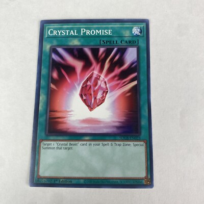 Yugioh Crystal Promise SDCB-EN023 Legend Of The Crystal Beast 1st Edition Common | eBay