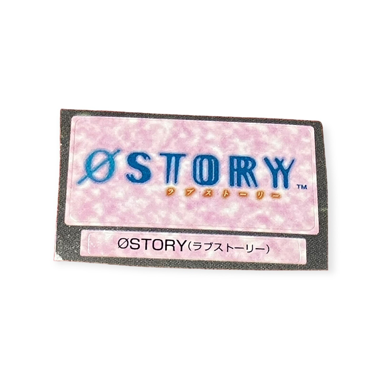 Sony PlayStation 2 PS2 0 Story Love Story Vintage Memory Card Sticker ...