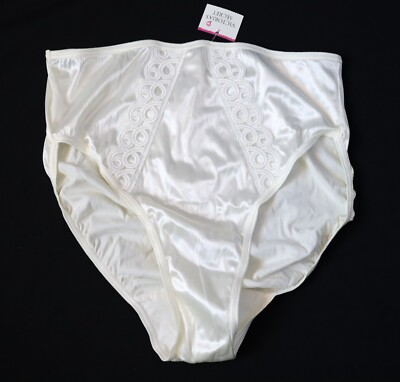 NEW Victoria's Secret VTG 90s Second Skin Satin High Cut Brief Panty ...