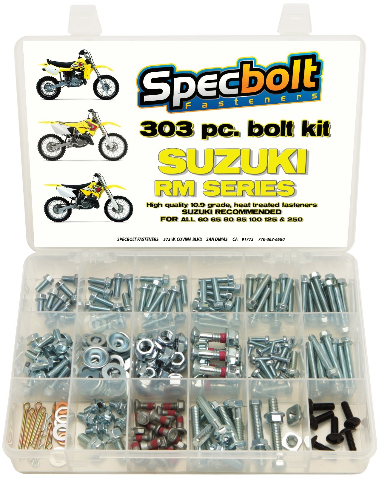 Bolt Kit Factory Suzuki RM60 RM65 RM80 RM85 RM125 RM250 Engine Maintain ...
